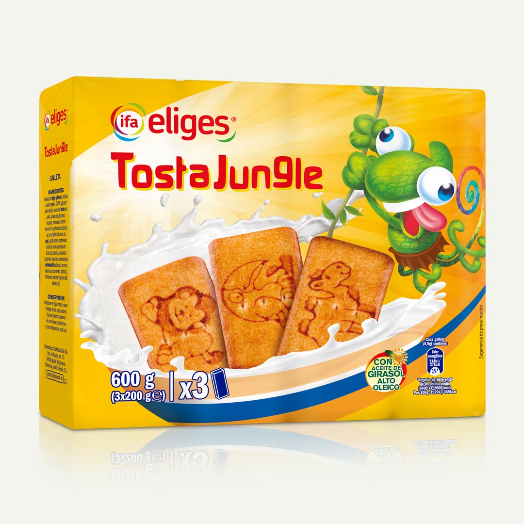 GALLETA TOSTA JUNGLE IFA ELIGES 200G P-3 – Supermercados DANI